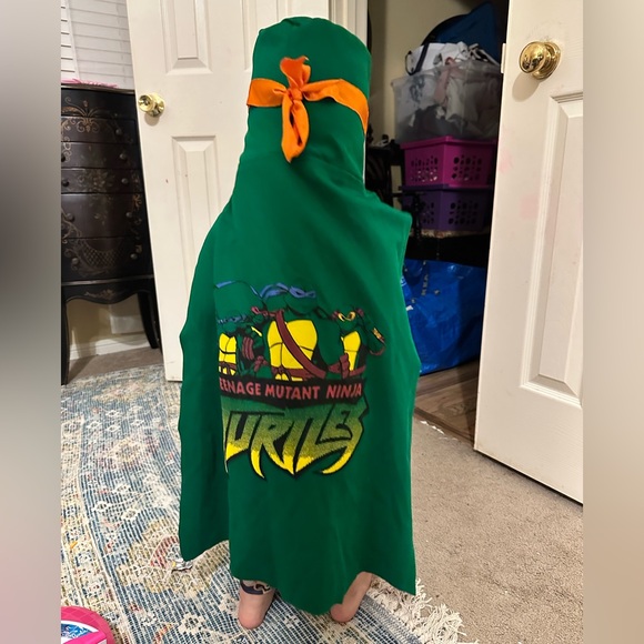 Costumes | Teenage Mutant Ninja Turtles Green Cape And Mask | Poshmark